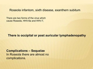 Roseola infantum | PPTX