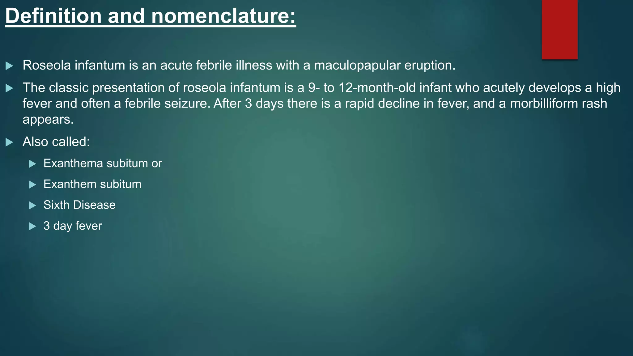 Roseola infantum Made Ridiculously Easy!!! | PPTX