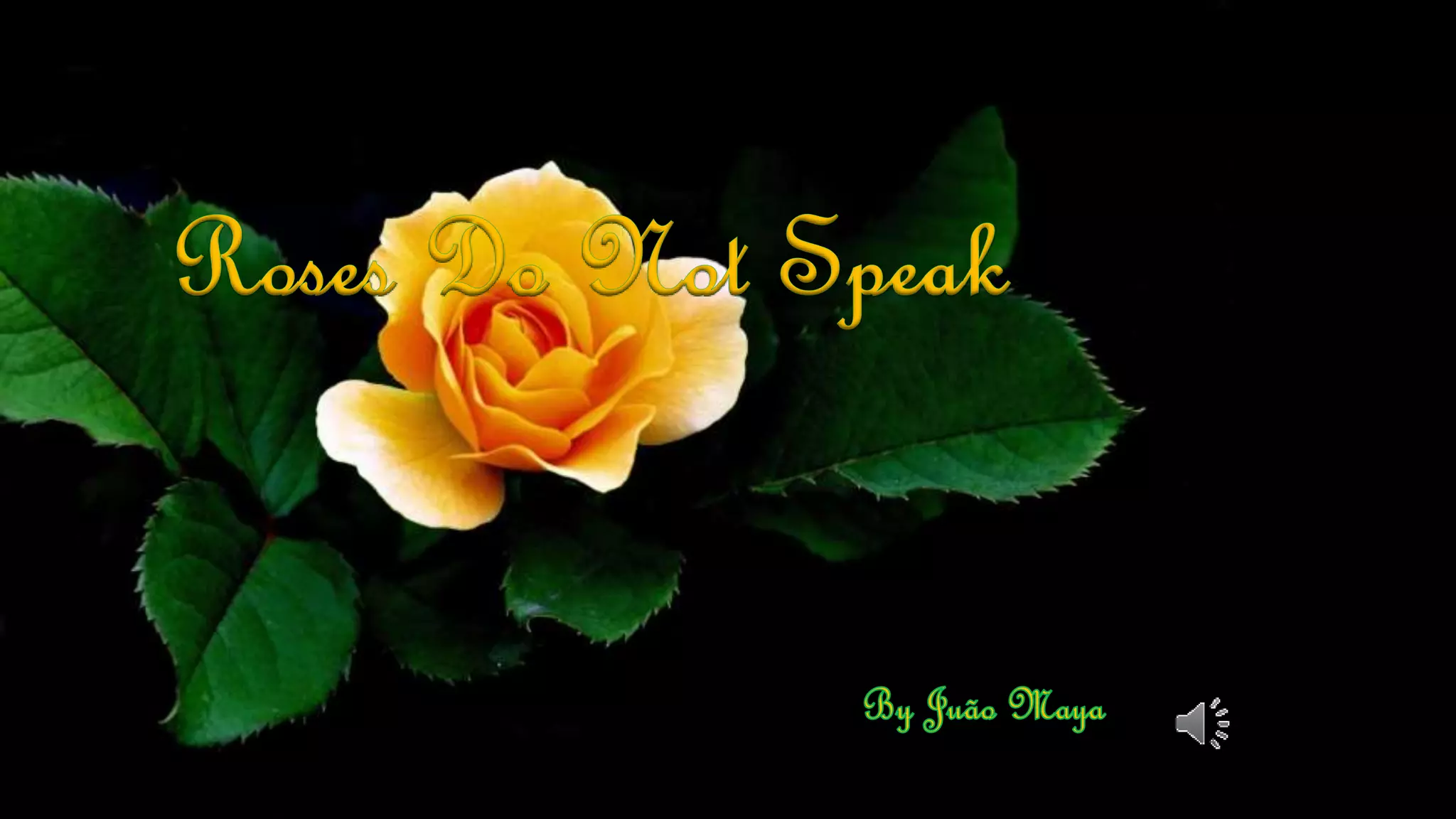 Roses Do Not Speak (As Rosas Não Falam - Beth Carvalho) | PPSX | Music ...