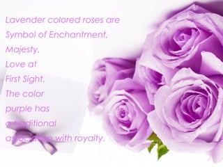 Roses the symbol of love and care | PPT