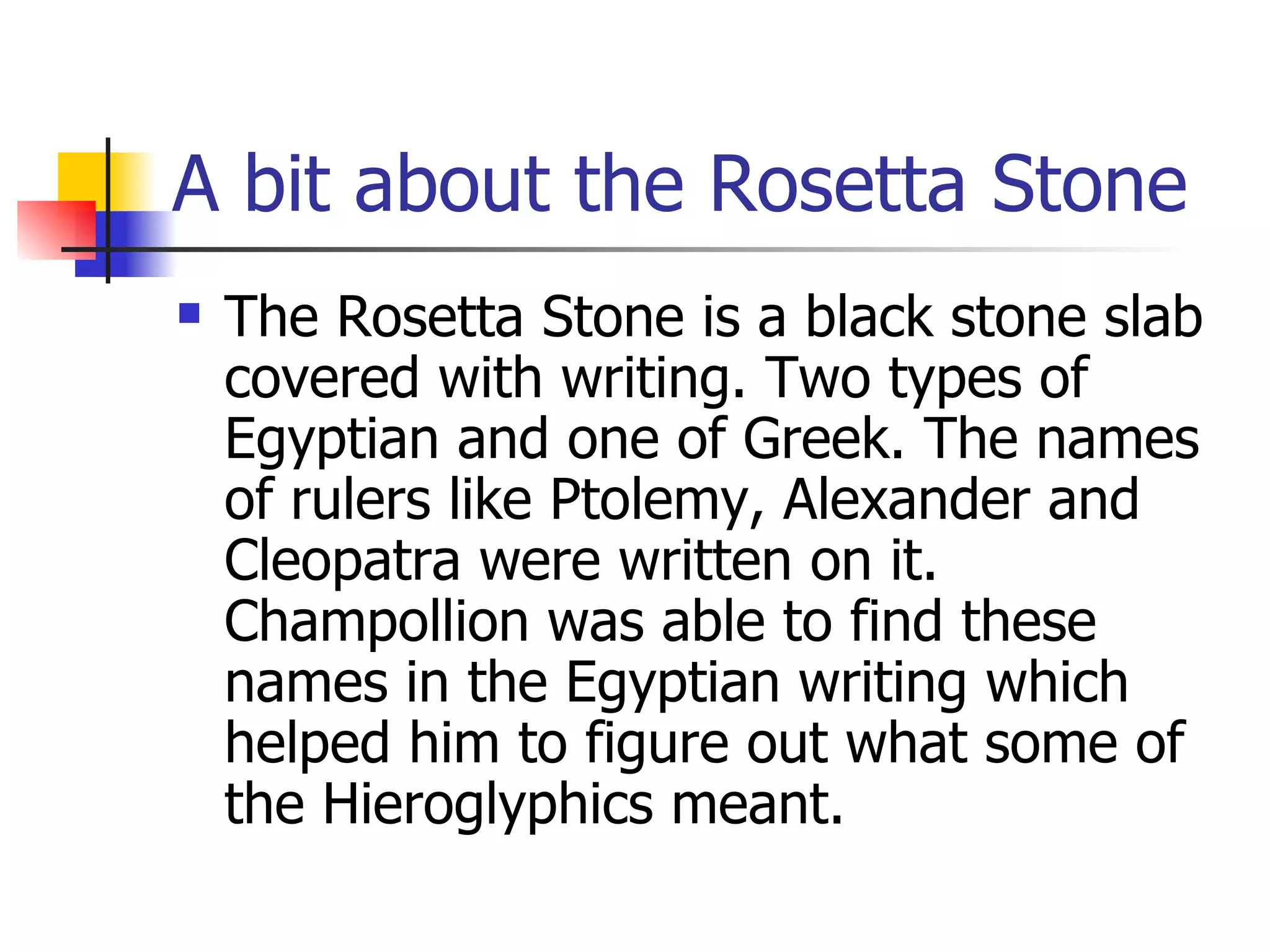 Rosetta Stone Almost Finished | PPT