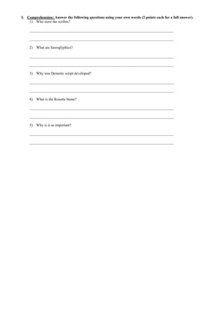 Rosetta stone | DOCX