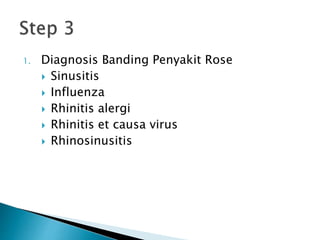 Rose yang sering ingusan | PPTX