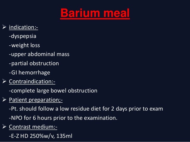 Barium series