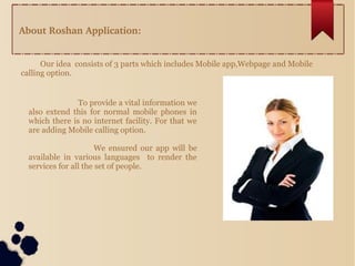 Roshan app for Women empowerment( an idea) | PPT
