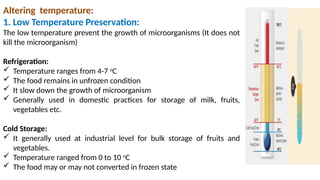 Methods of Food Preservation: All food commodities | PPTX