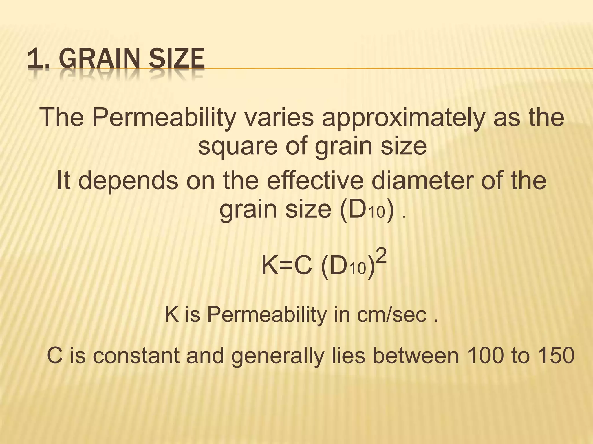 Permeability and factors affecting permeability | PPTX