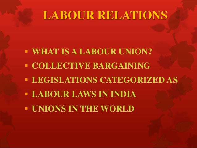 Labour Relations