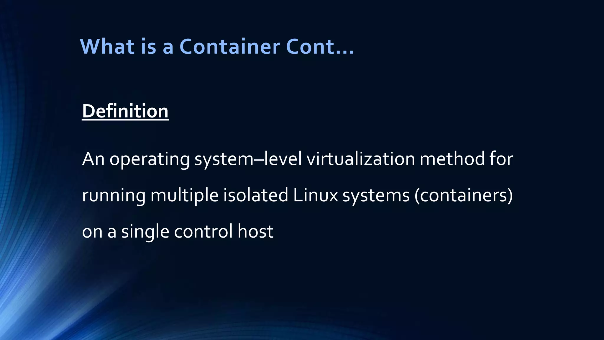 Software Containerization | PPT