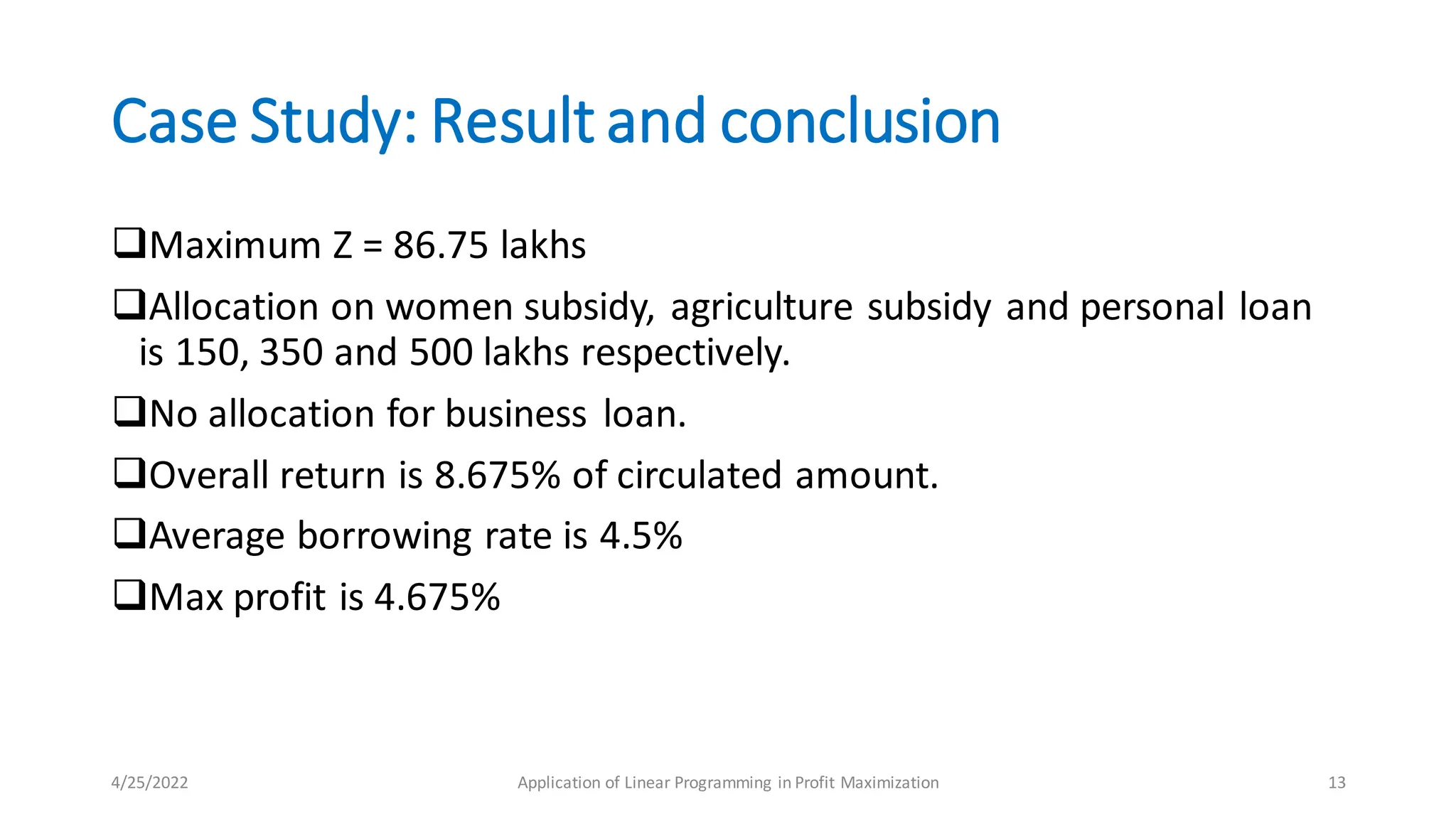 Roshan project - Linear prog fourth year project Slides.pdf