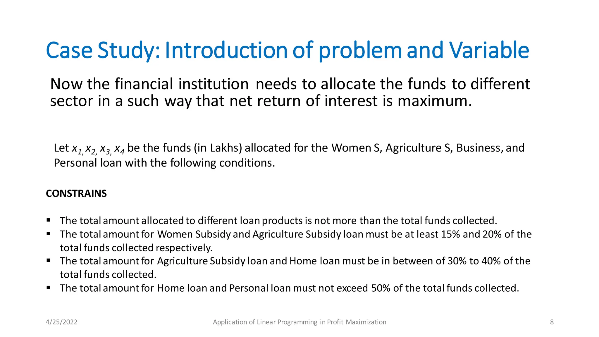 Roshan project - Linear prog fourth year project Slides.pdf