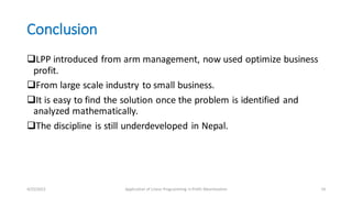 Roshan project - Linear prog fourth year project Slides.pdf