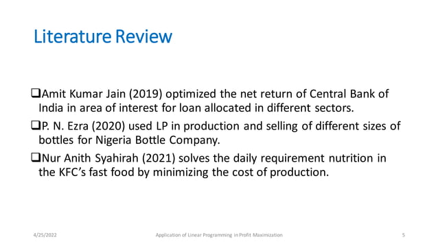 Roshan project - Linear prog fourth year project Slides.pdf