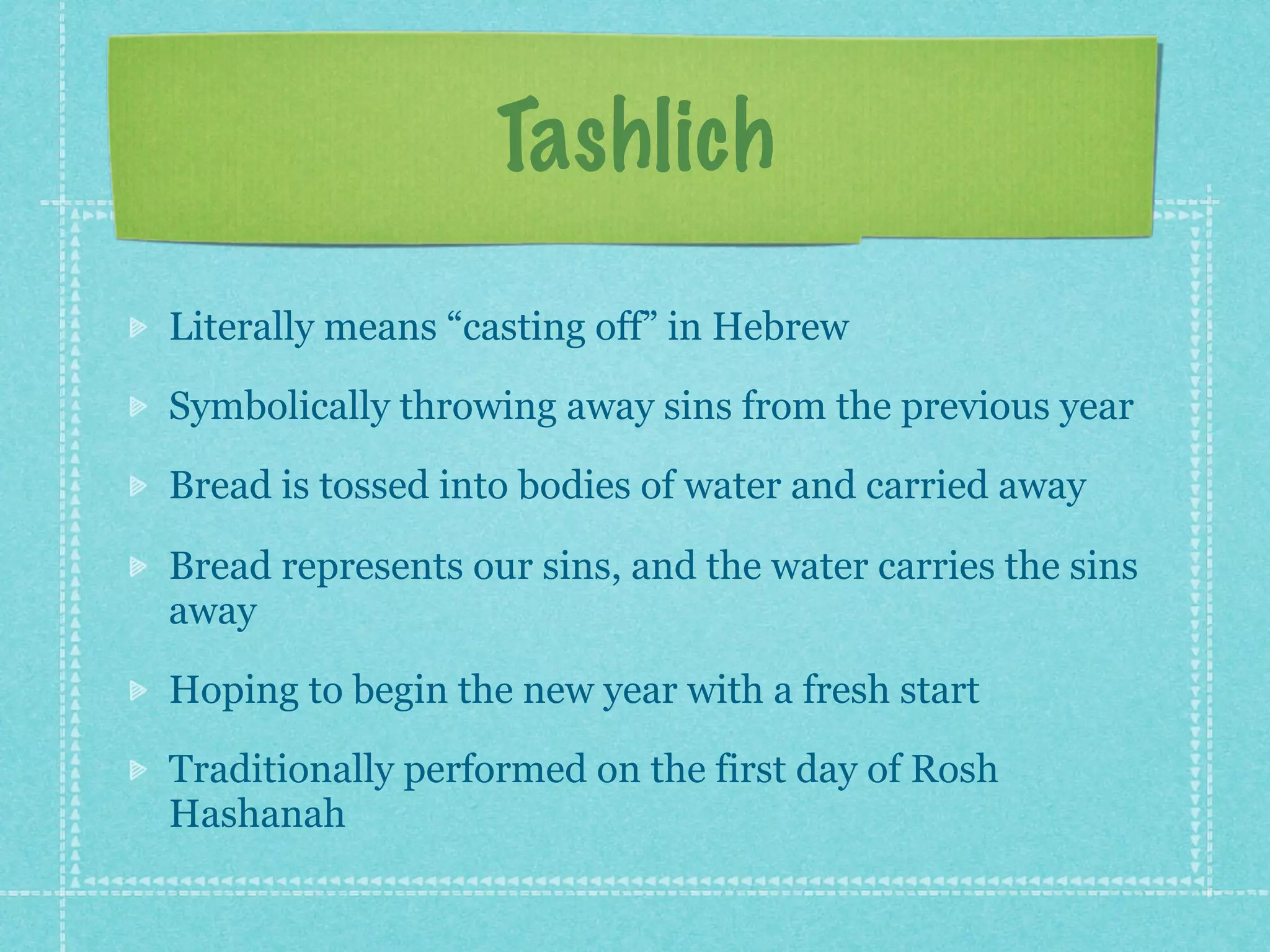 Rosh Hashanah & Yom Kippur | KEY