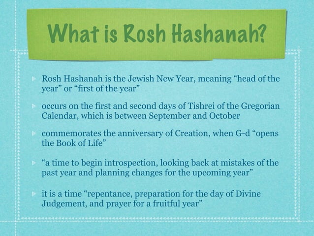 Rosh Hashanah & Yom Kippur | KEY