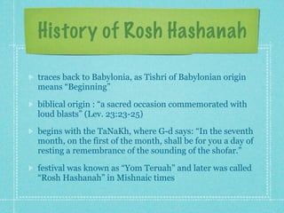 Rosh Hashanah & Yom Kippur | KEY