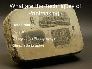 Roshni printmaking presentation roshni | PPT