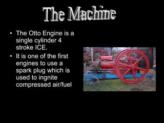 THE OTTO ENGINE Roshni rajput BSC I | PPT