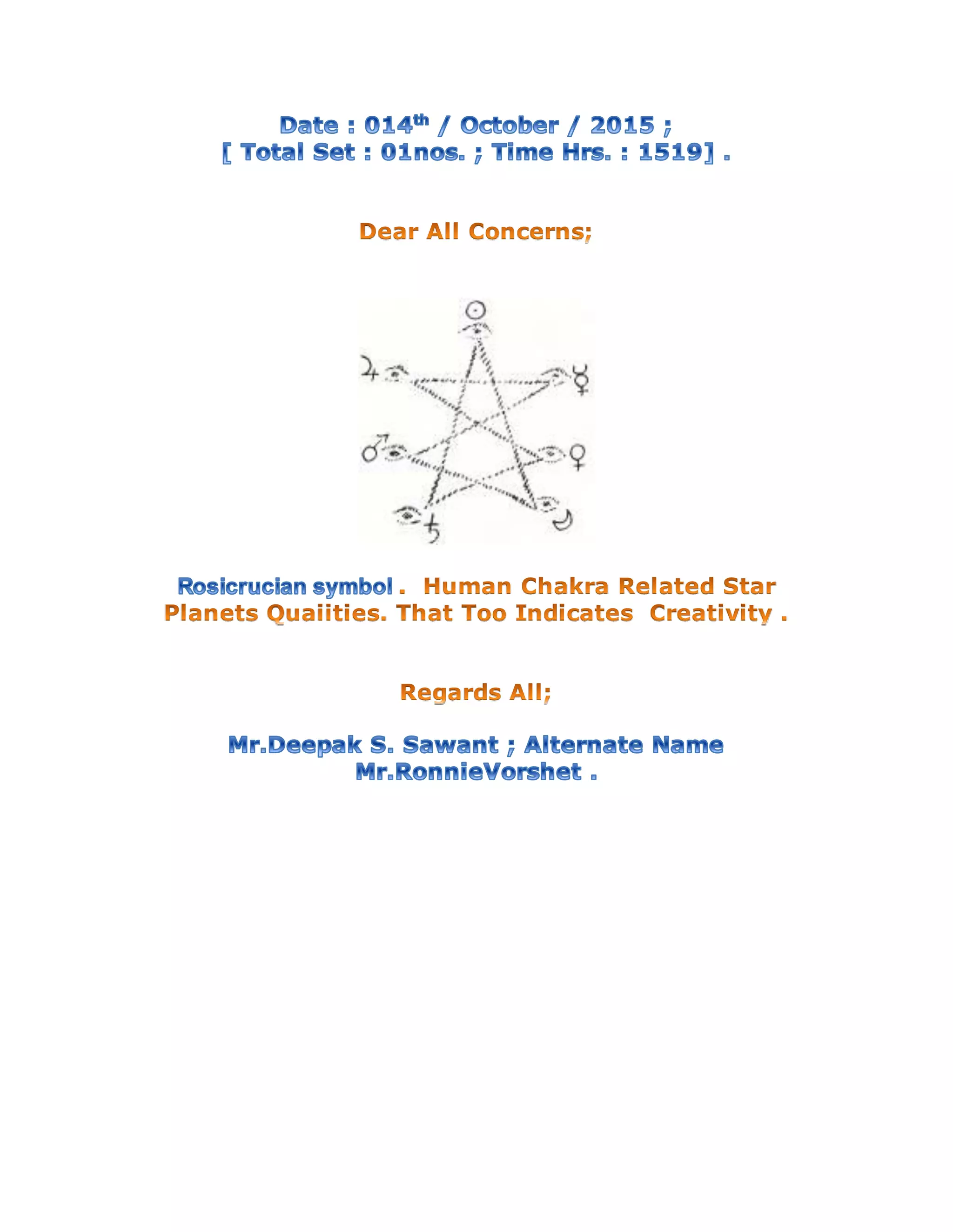 Rosicrucian symbol | DOCX