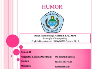 Humor, Sarcasm, Puns Paronomasia, Irony, Critique Humor and Social ...
