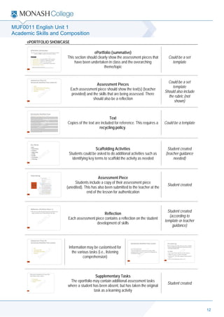 Creating an eportfolio using Microsoft Powerpoint - Rosie Mackay | PDF