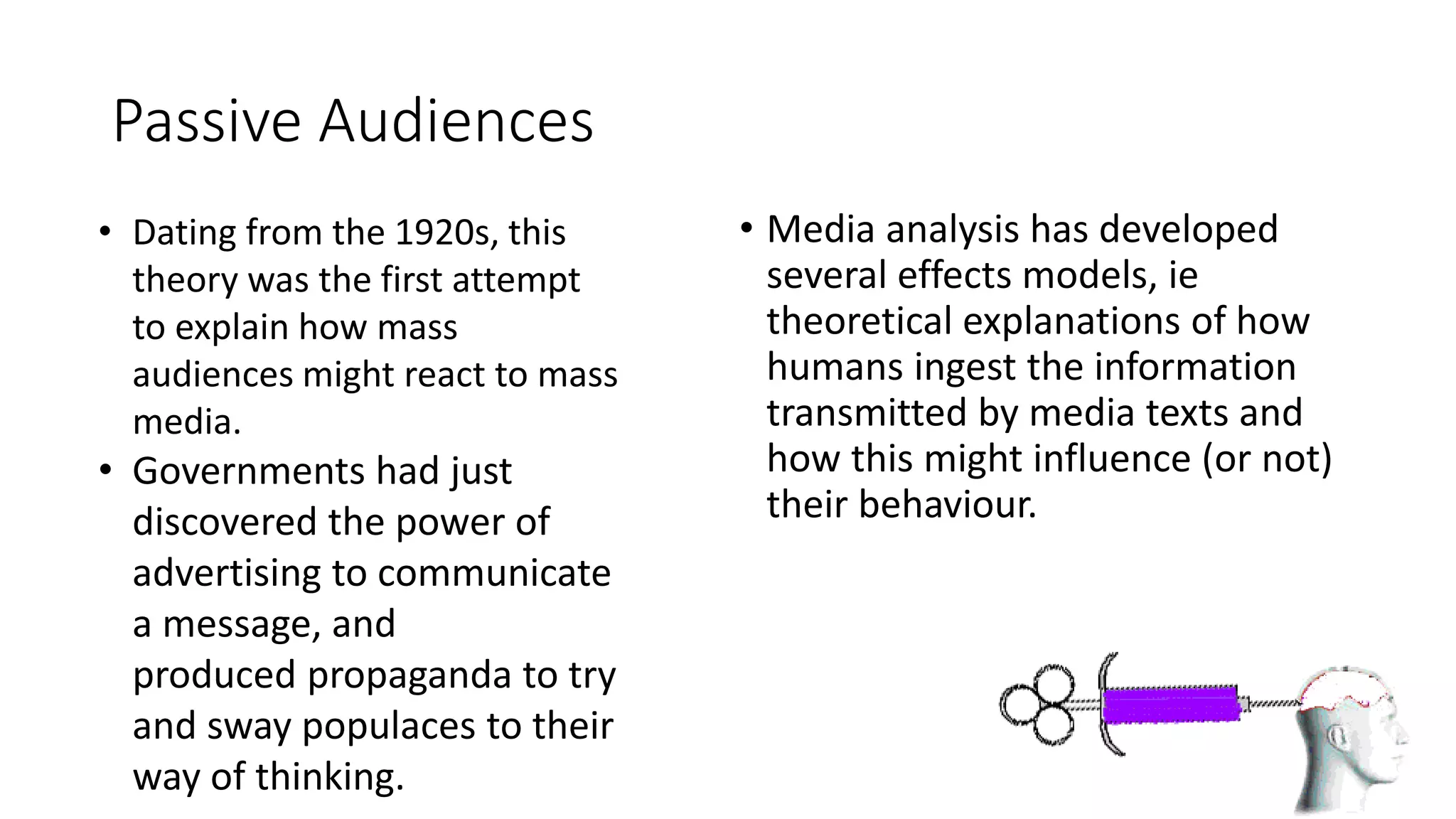 Media audiences powerpoint | PPTX