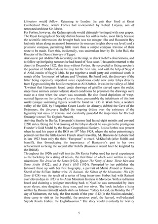 Rosita Forbes Biography | PDF | Africa Travel | Travel Locations