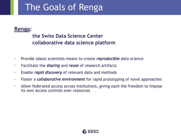 Renga: a collaborative data science platform | PPT