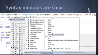.NET compiler platform codename Roslyn | PPT