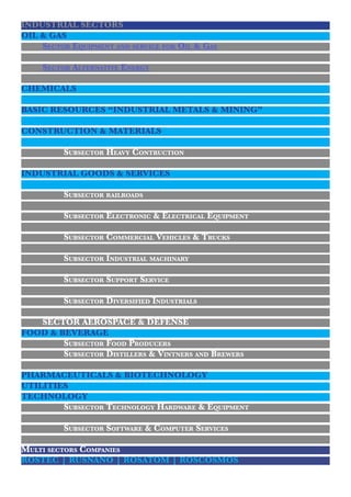 Research Journal Dossier Example: Rosneft | For educational use only | PDF