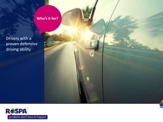 RoSPA Driver Assessor | PPTX