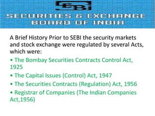 STOCK MARKET,SEBI | PPT