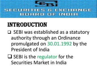 STOCK MARKET,SEBI | PPT