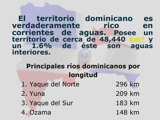 Ríos principales de la República Dominicana | PPT
