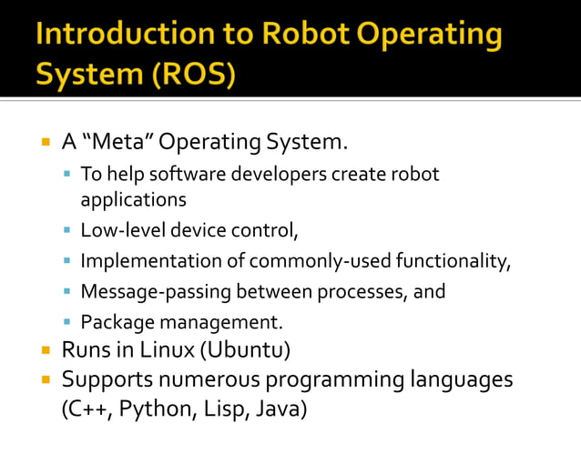 Automation for KUKA youBot ROS Project.pptx