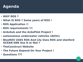 ROS ROV AUV | PDF | Operating Systems | Computer Software and Applications
