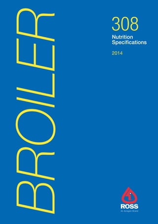 Ross308 broiler nutrition | PDF