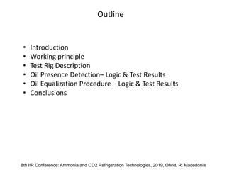Improved oil level detection and equalization system for CO2 high ...