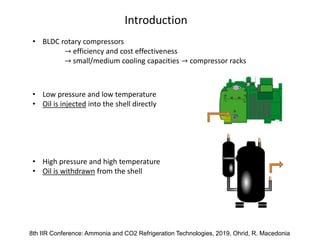 Improved oil level detection and equalization system for CO2 high ...