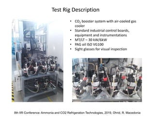 Improved oil level detection and equalization system for CO2 high ...