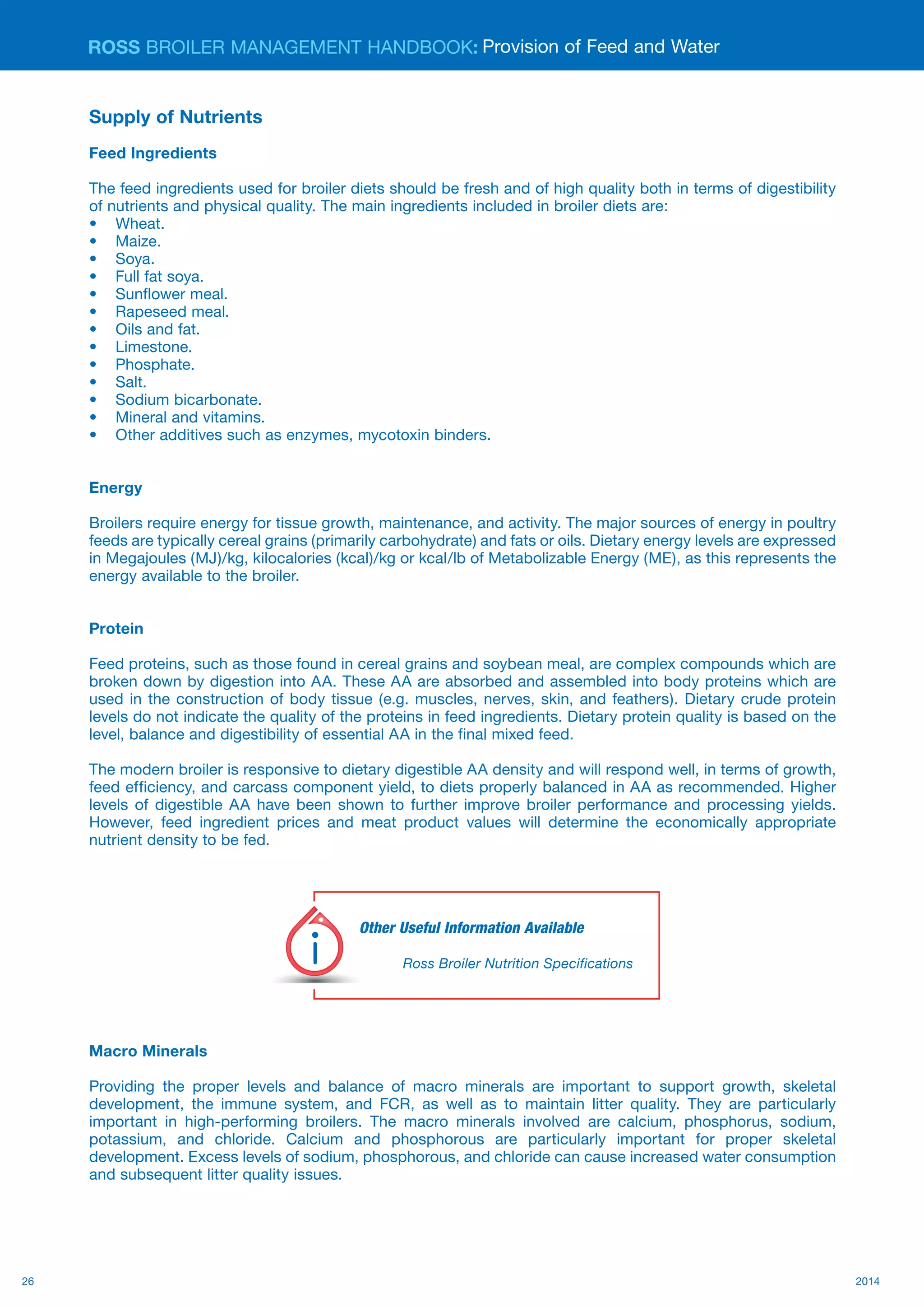 Ross broiler handbook | PDF