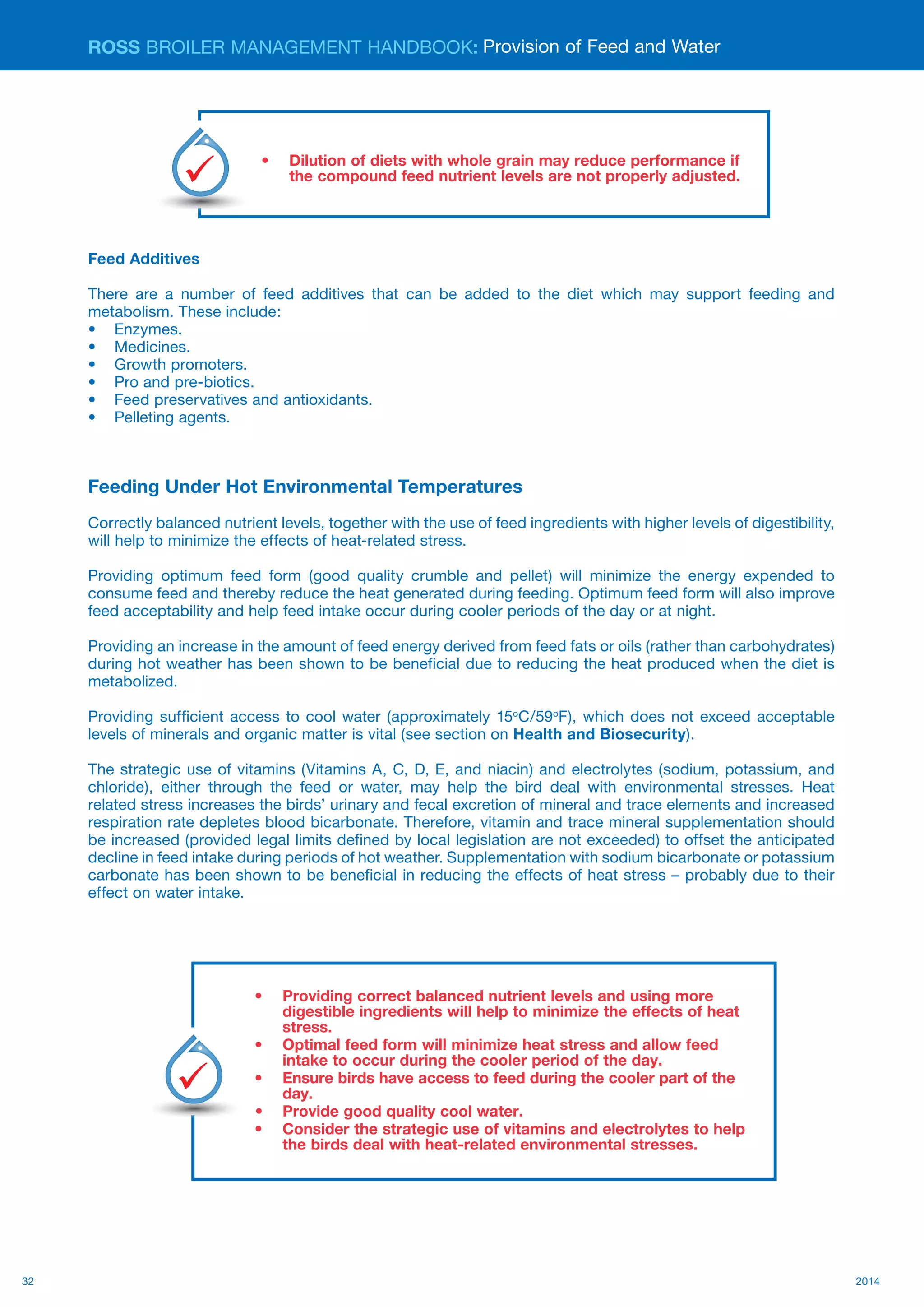 Ross broiler handbook | PDF