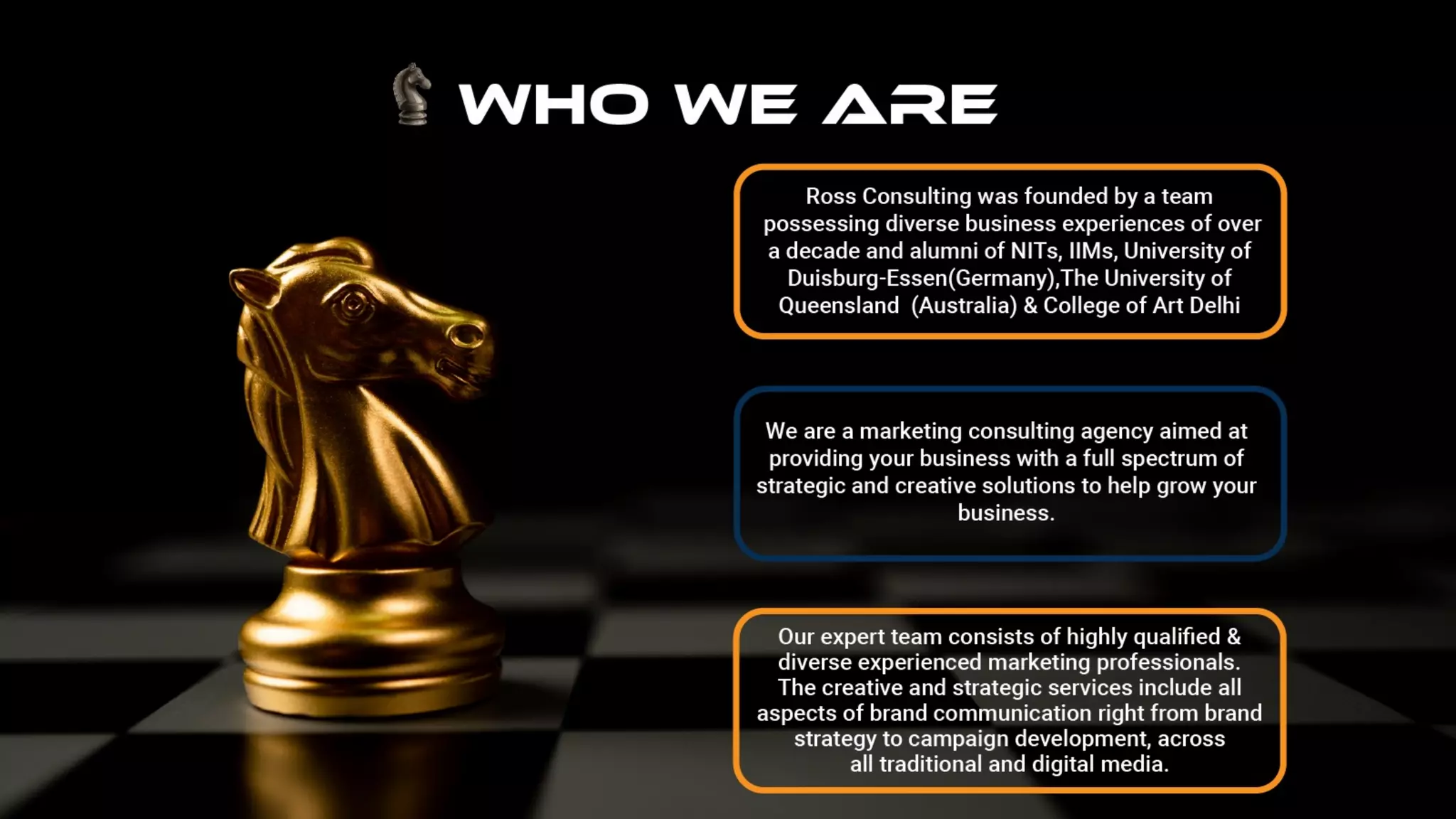 Ross consulting intro | PPT