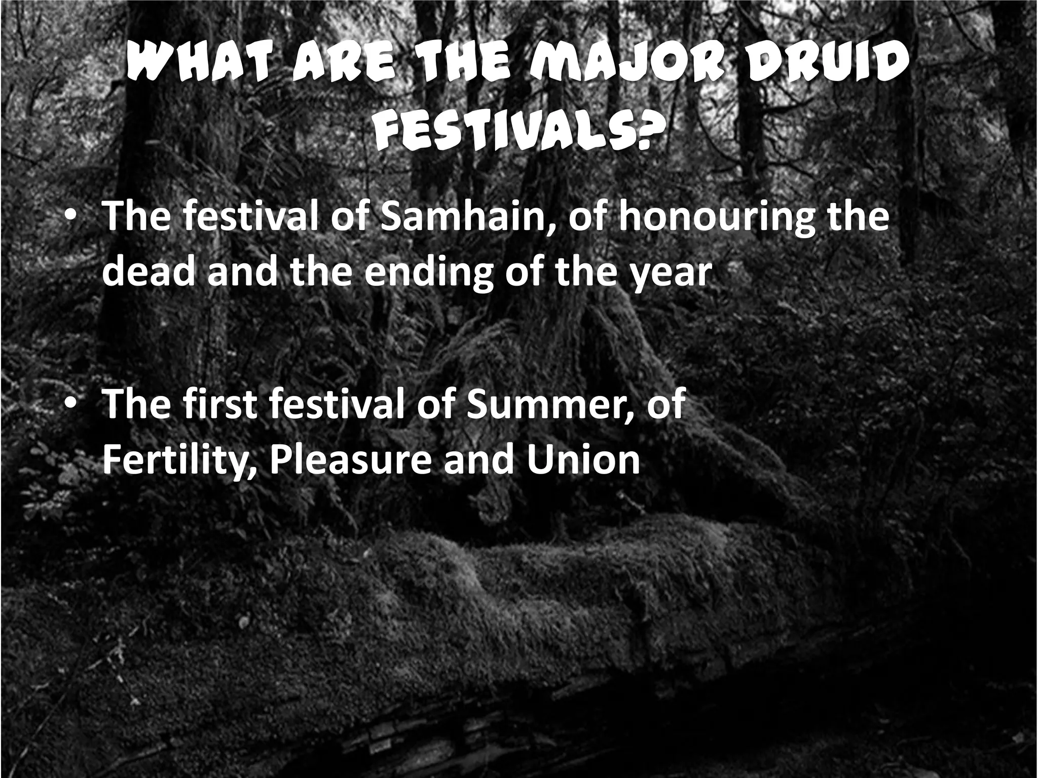 Ross druid project (1) | PPT