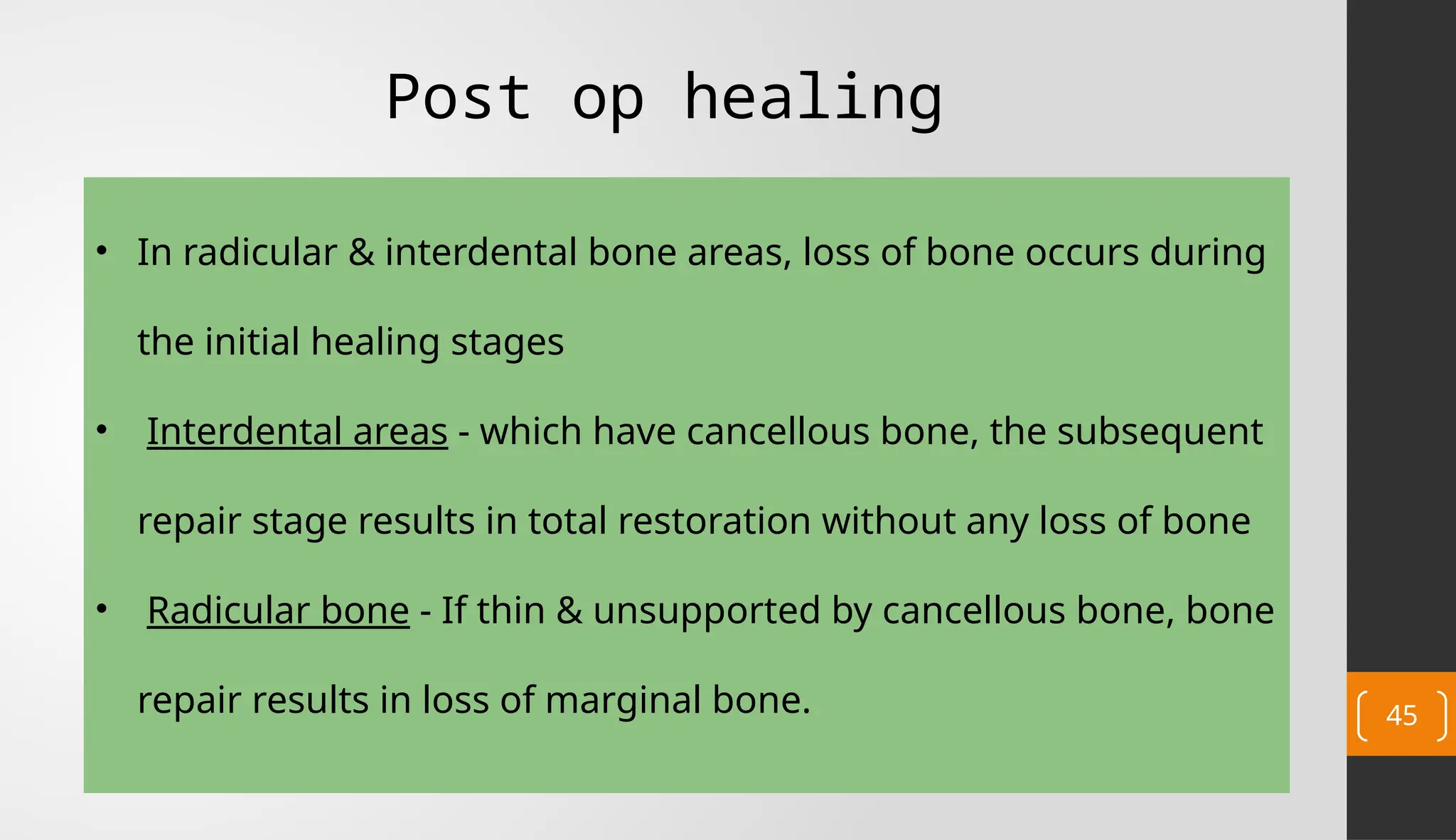 Resective osseous surgery In perio sem.pptx