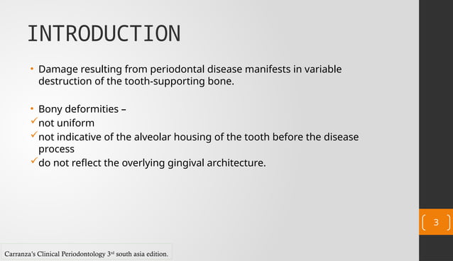 Resective osseous surgery In perio sem.pptx | Bone and Joint Conditions ...