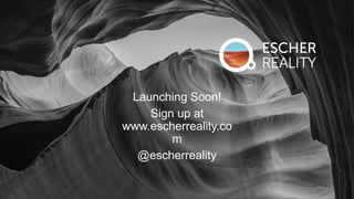 Ross Finman (Escher Reality): AR: Adapting Computers To The World