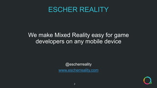 Ross Finman (Escher Reality): AR: Adapting Computers To The World