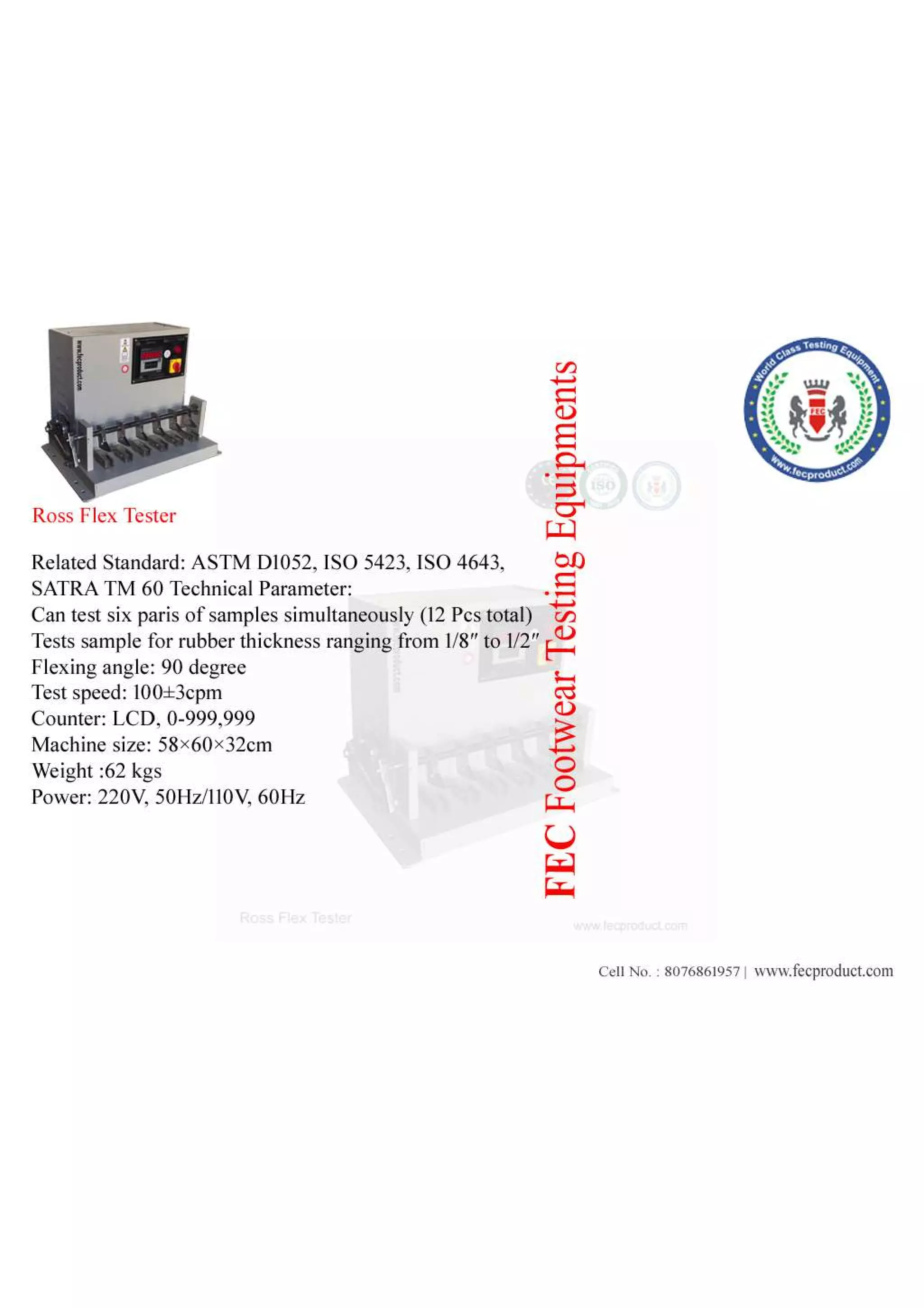 Ross Flex Tester | PDF