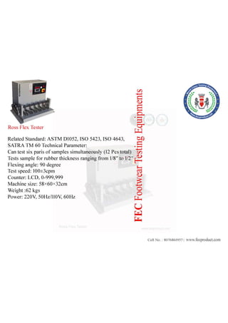 Ross Flex Tester | PDF